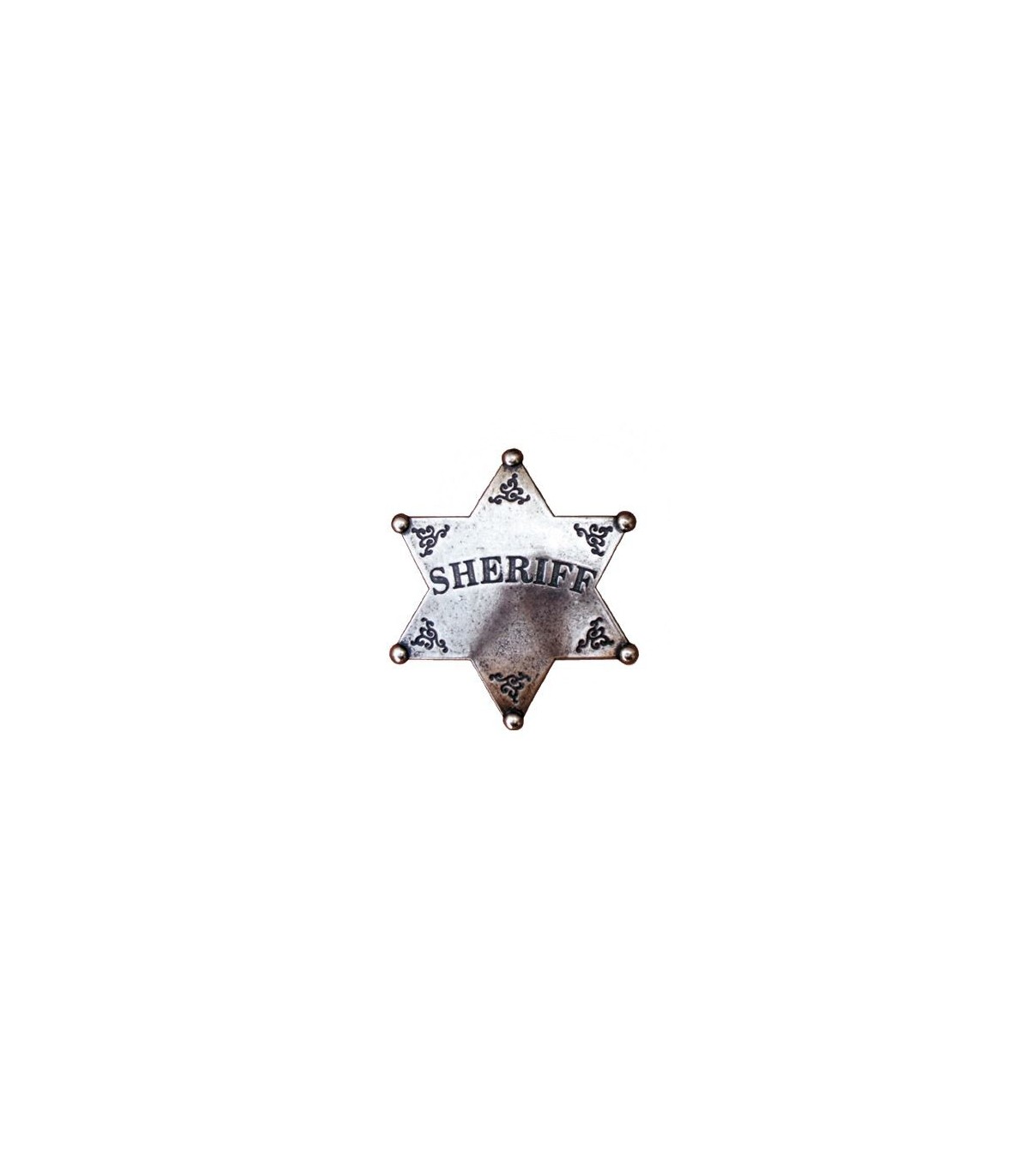 Insignia de Sheriff plateada