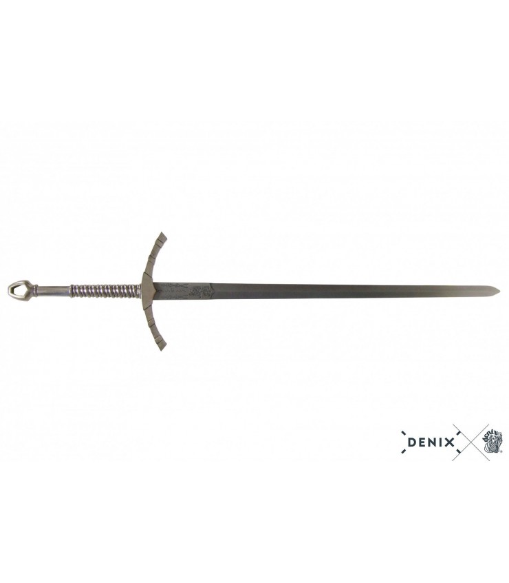Réplica espada medieval S.XIV con vaina negra