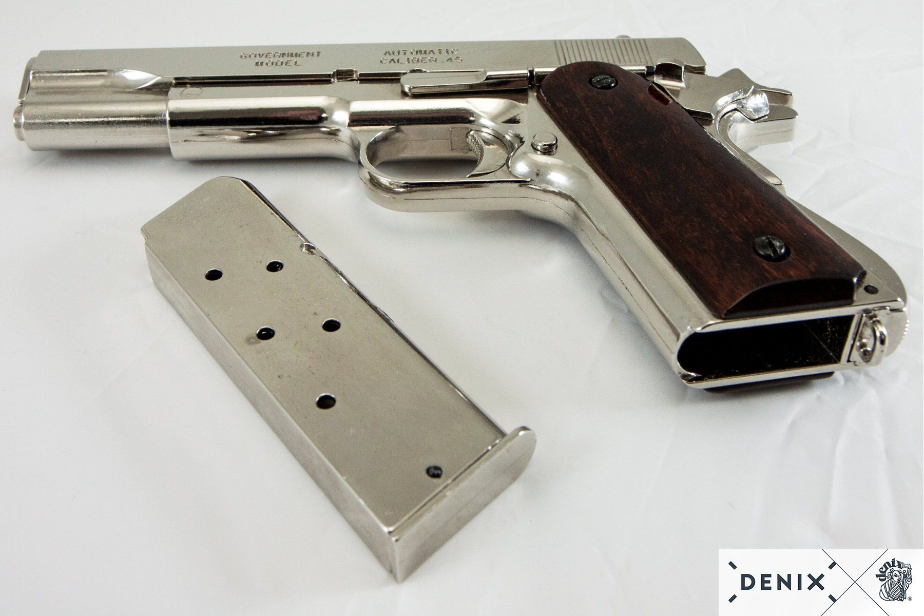 Réplica Pistola semi-automatica Colt M1A1 "1911" Niquelada