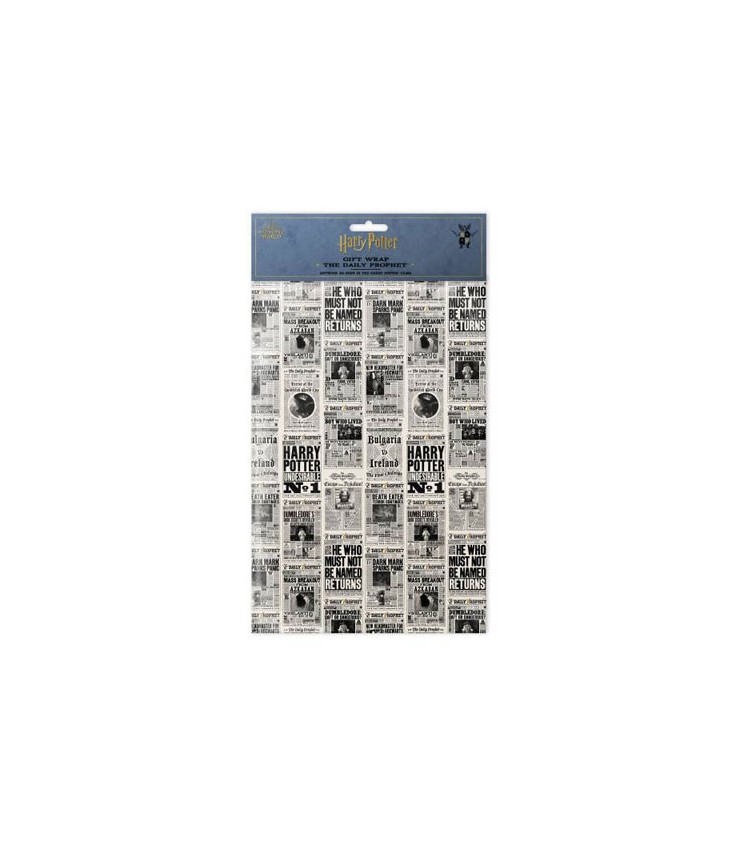 Papel de regalo del Diario del Profeta - Harry Potter