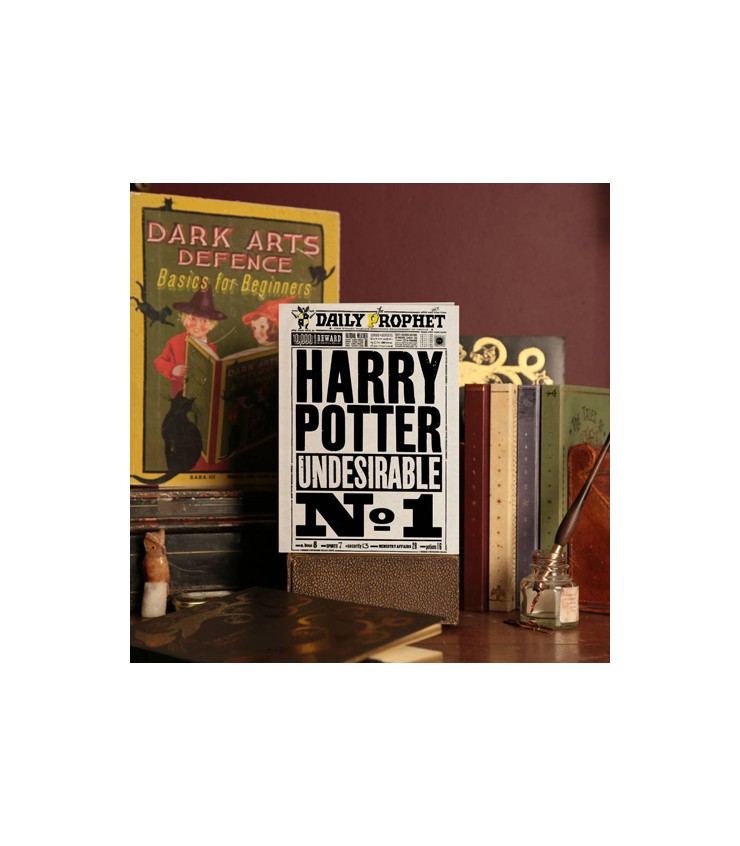 Tarjeta de felicitación del diario El Profeta - Harry Potter