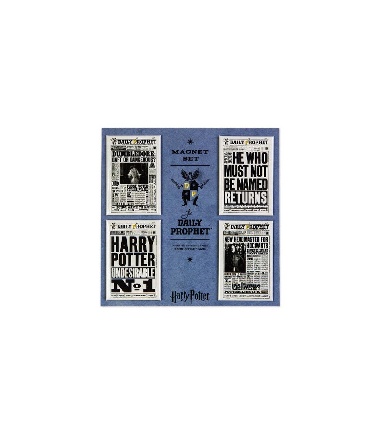 Set de imanes del diario El Profeta - Harry Potter