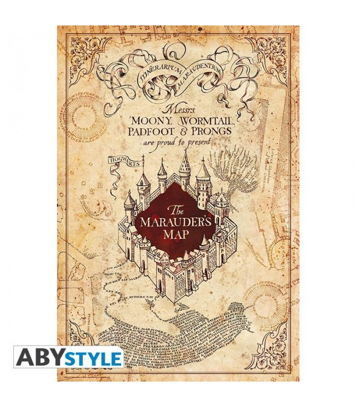 Póster del Mapa del Merodeador - Harry Potter