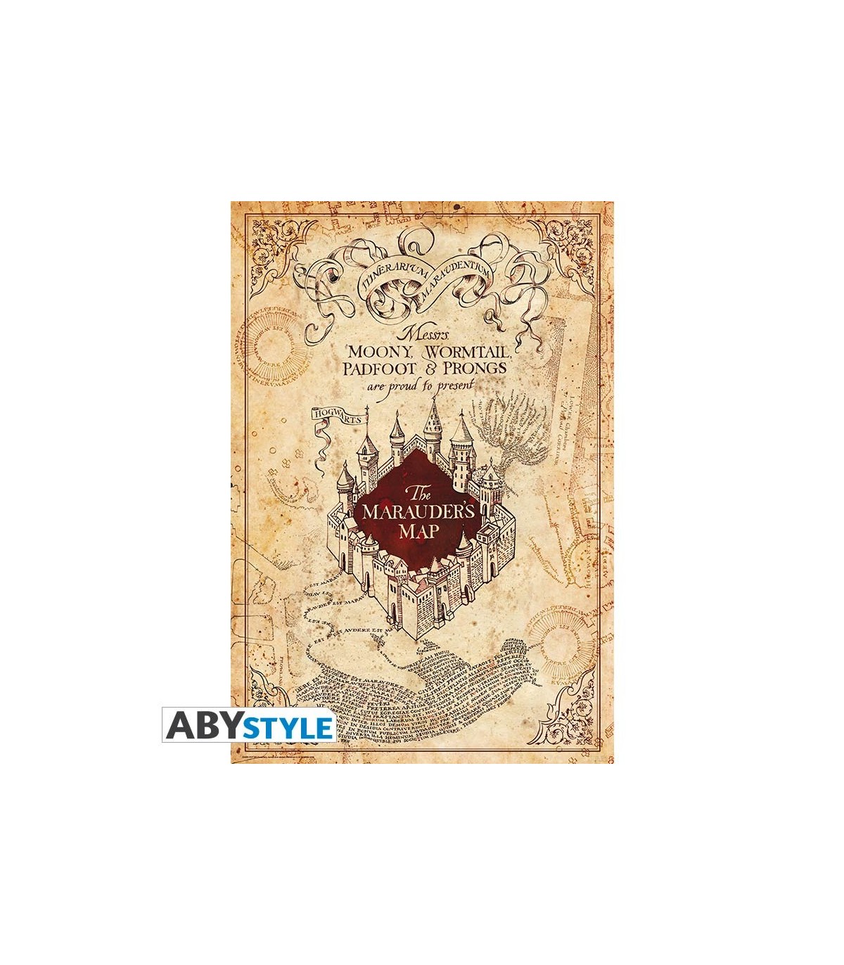 Póster del Mapa del Merodeador - Harry Potter