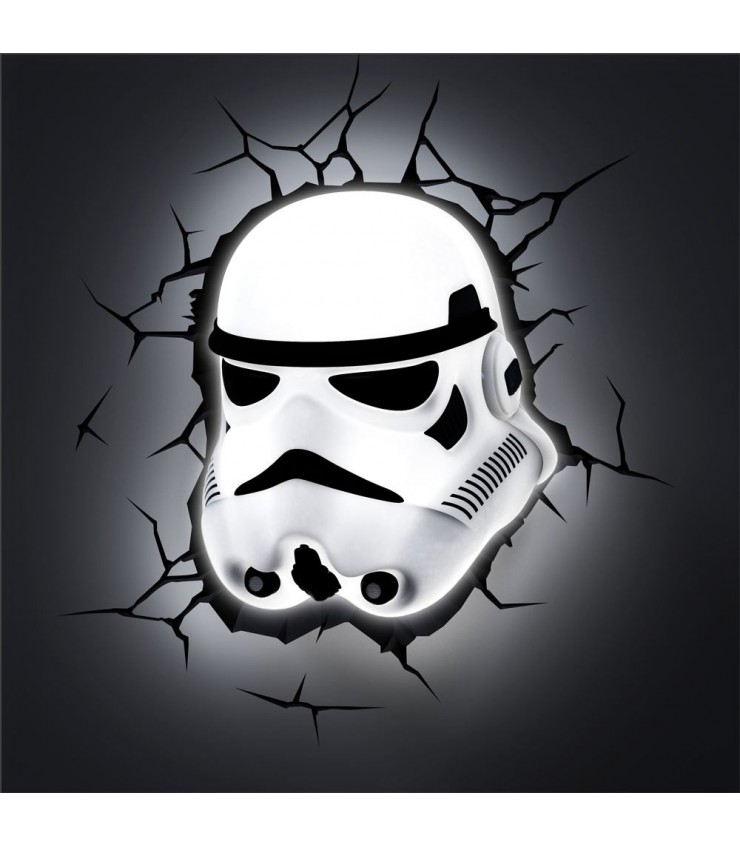 Lámpara Stormtrooper 3D - Star Wars
